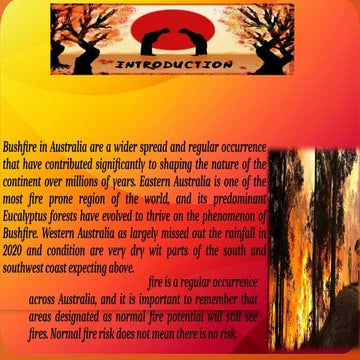 Bushfire in Australia are a wider spread and.pptx