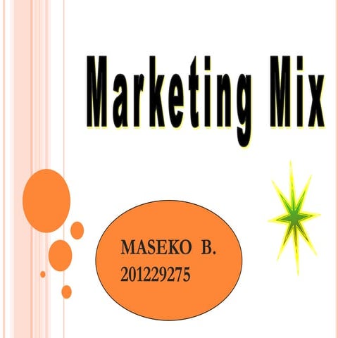 Marketing Mix. | PPT