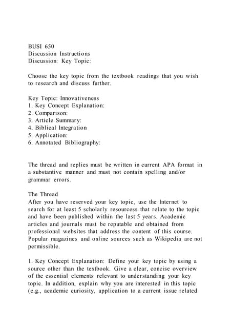 Prepare a 7-10-page business analysis that explains the generic busi ...