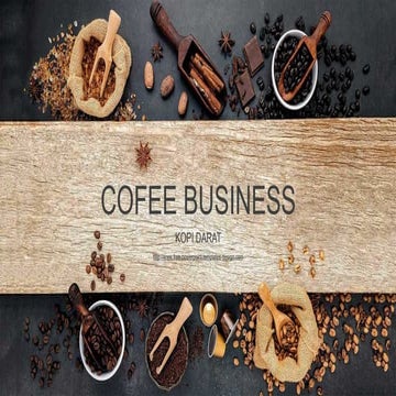 Businees Black Coffee Project presentation | PPTX