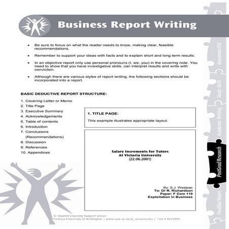 Report writing(short) | PPTX