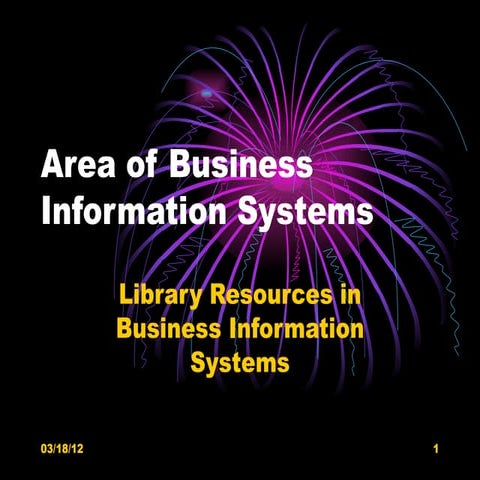 Business Information Systems | PPT
