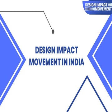 Design impact movement in India | PDF