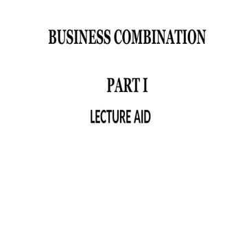 business-combination powerpoint presentation | PPTX