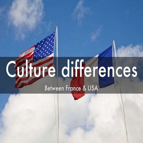 Company culture difference between France & USA | PPT