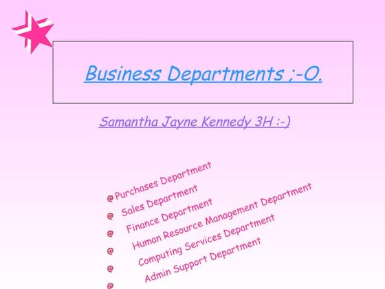 Business Department | PPT