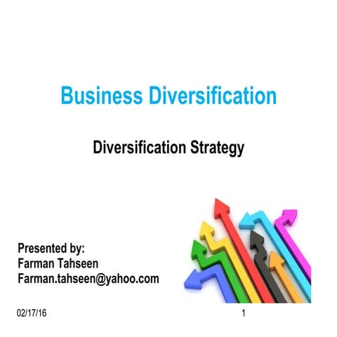Business diversification | PPT
