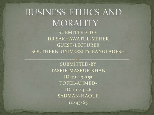 CORPORATE SOCIAL RESPONSIBILITY | PPTX