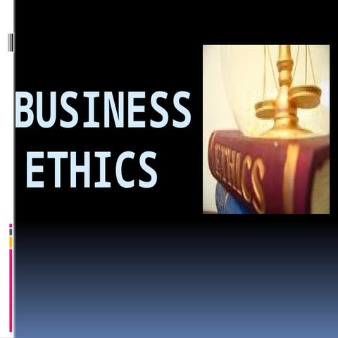 Codes of ethics | PPTX