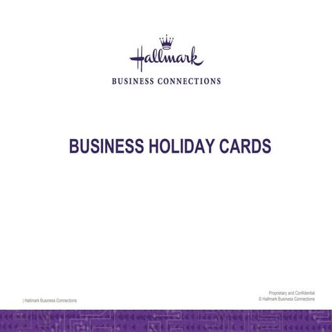 Business Holiday Cards | PPTX