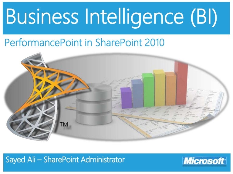 Sharepoint business intelligence training 2010 - soletop