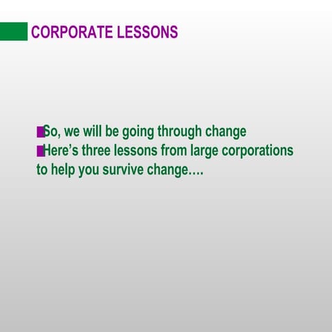 Business Lessons | PPT