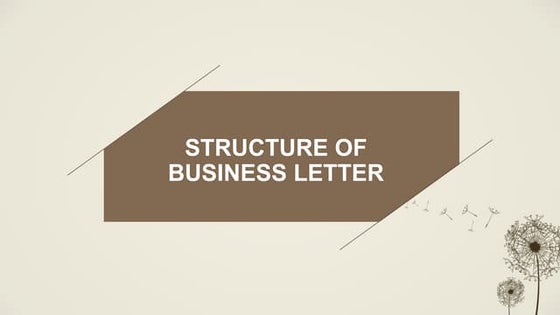 Business letters and different styles | PPTX