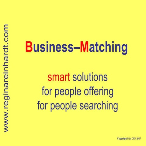 Business Matching | PPT