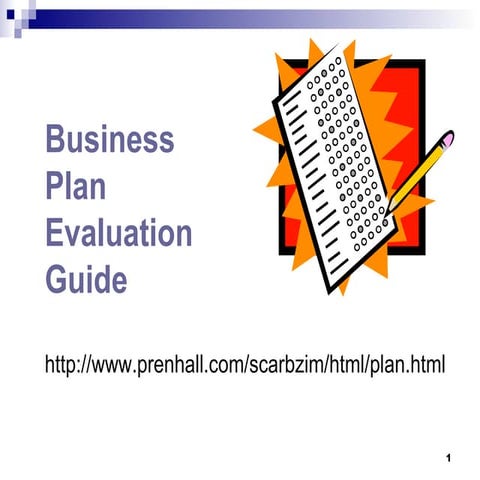 Business Plan Evaluation | PPT