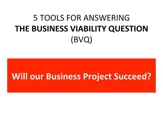 Business viability | PDF