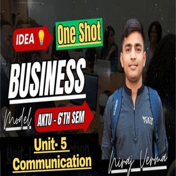 Idea to business model by niraj verma Rajkiya engineering college | PDF