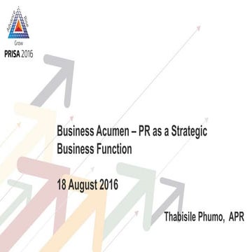 Business acumen 18 august | PPT