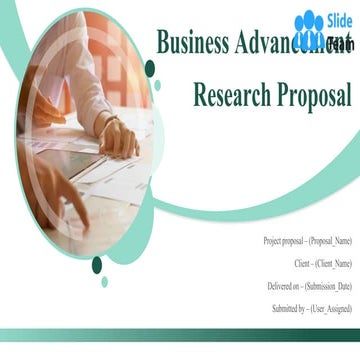 Business Advancement Research Proposal PowerPoint Presentation Slides | PPT