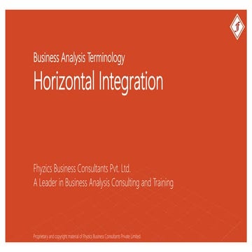Business Analysis Terminology - Horizontal Integration.pdf