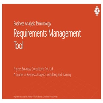 Requirements Analysis