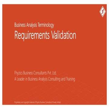 Business Analysis Terminology - Requirements Validation.pdf