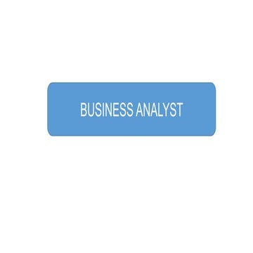 Business analyst | PPTX