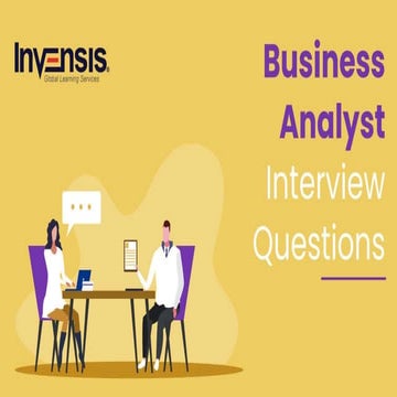 Business Analyst Interview Questions SlideShare | PPTX