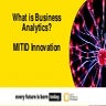 Business Analytics - MIT ID Innovation | PPTX
