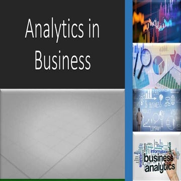 Business analytics assignment | PPTX