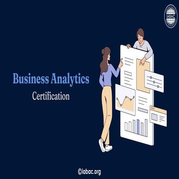 Business Analytics Certification | IABAC | PDF