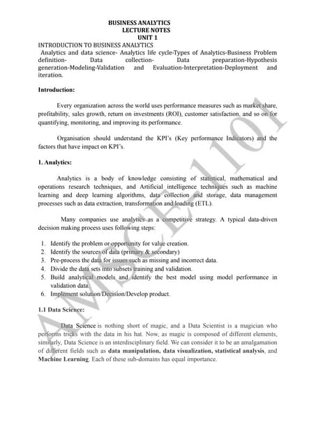 Data Visualization & Analytics.pptx | Databases | Computer Software and Applications