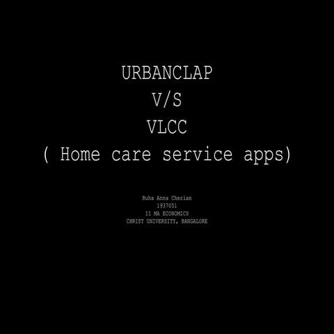 Urbanclap | PPTX