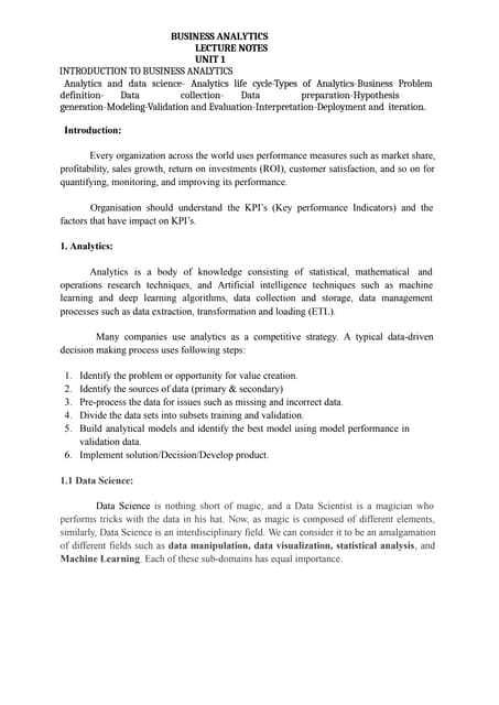 Data Visualization & Analytics.pptx | Databases | Computer Software and Applications