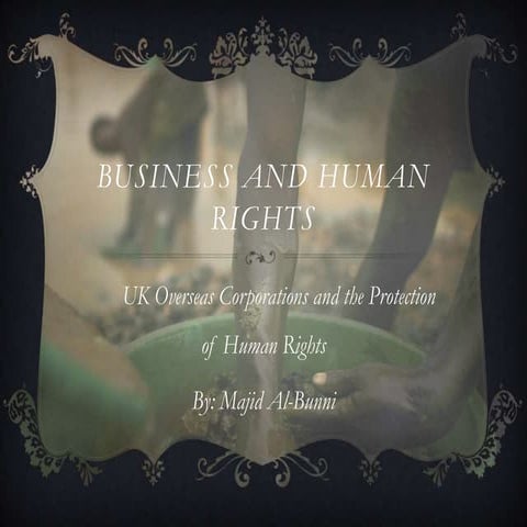 Business and human rights | PPTX