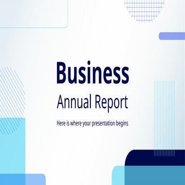 Business Annual Report by ISSO AI É PRA VER | PPT