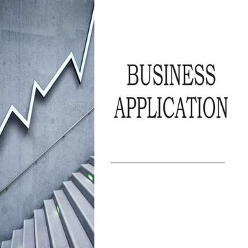 Business application | PPTX