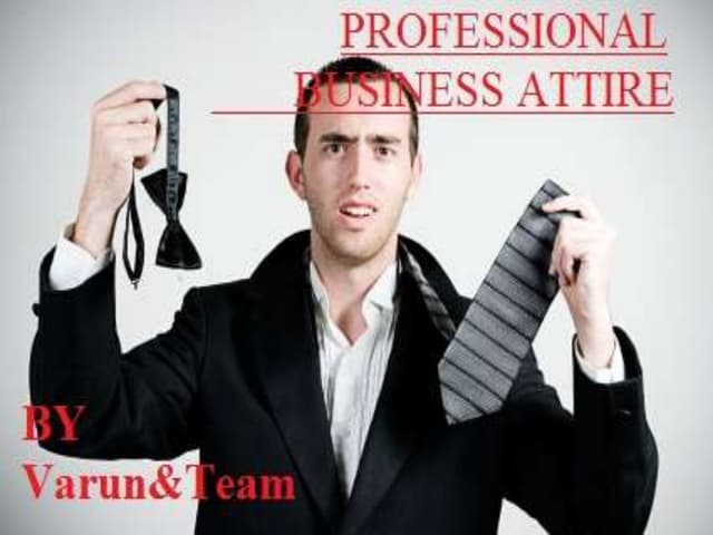 Dresscode gov't official and employees | PPT