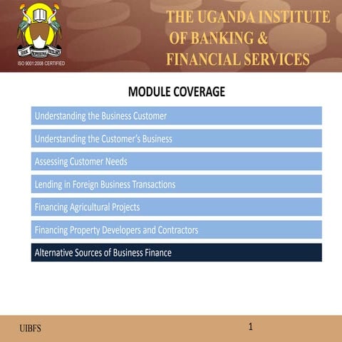 Business banking unit7 | PPTX