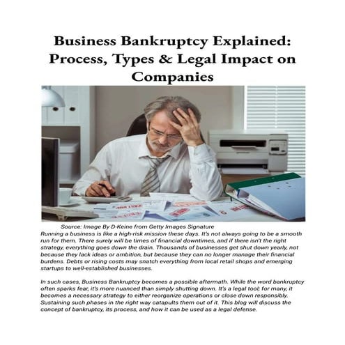 Business Bankruptcy Explained_ Process, Types & Legal Impact on ...