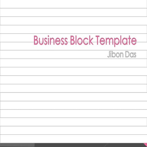 Business block presentations ppt format | PPT