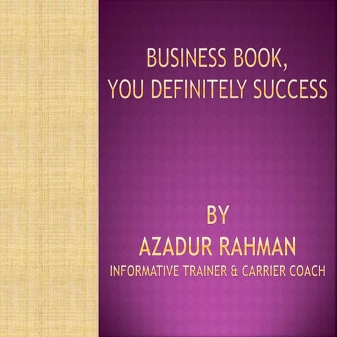 Business Formula, If You Expert This Formula Then Definitely Success | PPT