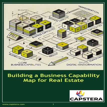 Business Capability Mapping for Real Estate | PDF