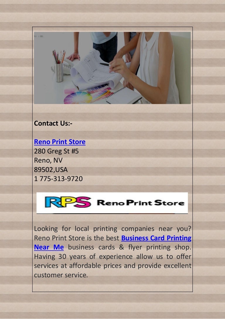Business Card Printing Near Me Reno Print Store Business Card Printing Near Me Reno Print Store