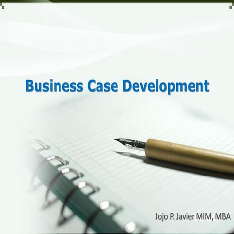 Standard Business Case Development | PDF