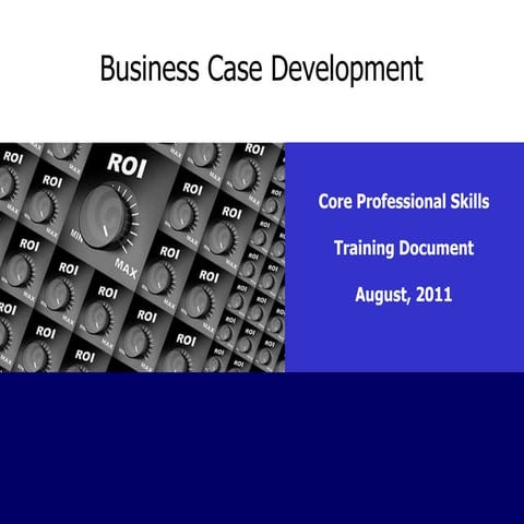Business Case Development | PPT
