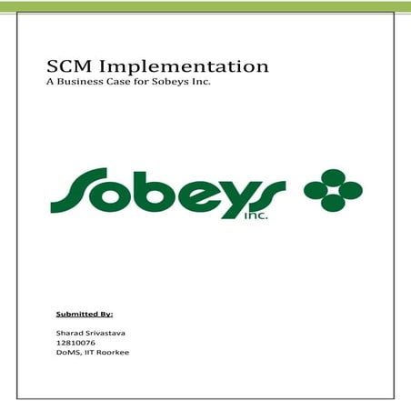 Business Case - SCM Implementation | DOCX