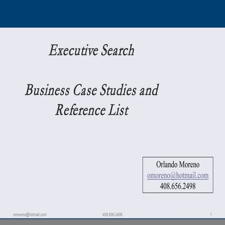 Business Case Studies | PDF