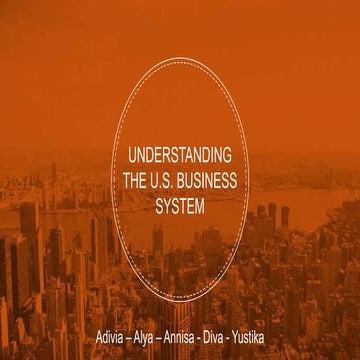 UNDERSTANDING THE U.S. BUSINESS SYSTEM | PPTX