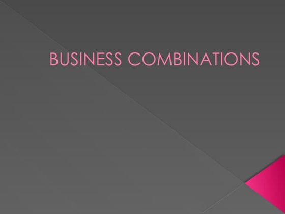 Ind as 103 business combinations | PDF